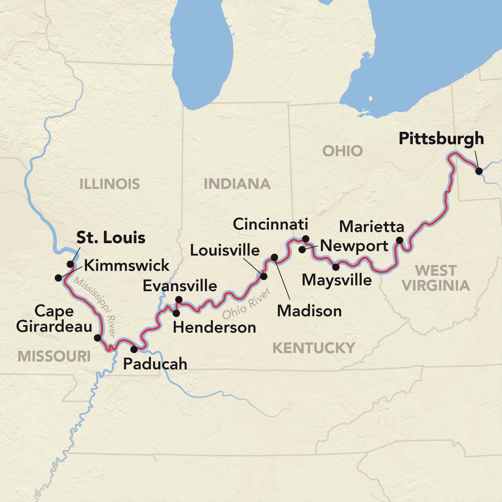 The Grand Ohio River Cruise With American Cruise Line - Traveling Boy