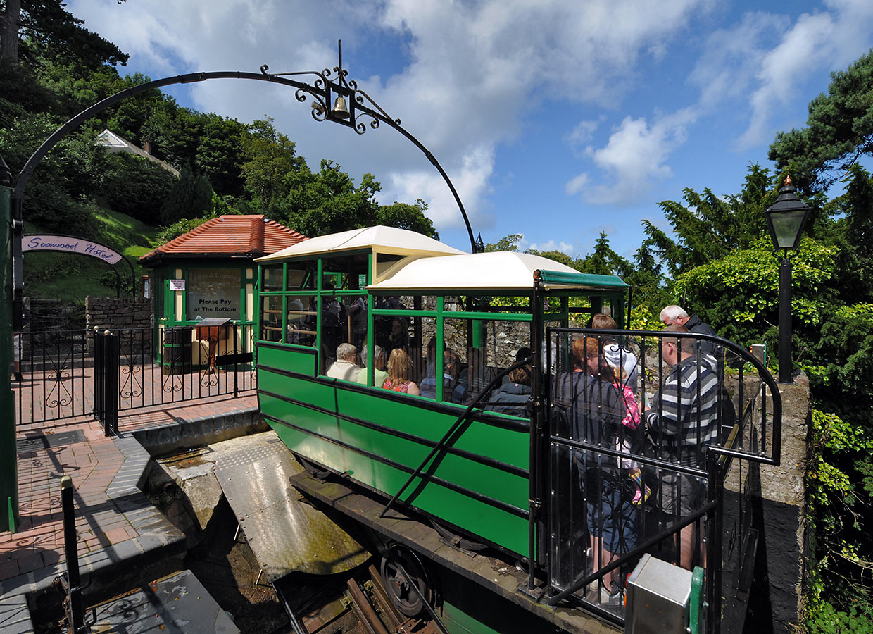 The Lynton & Lynmouth Funicular Cliff Railway - Traveling Archive