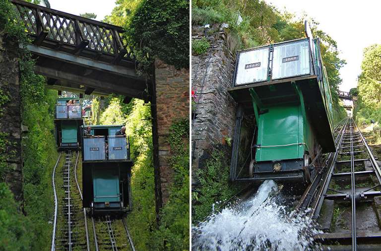 The Lynton & Lynmouth Funicular Cliff Railway - Traveling Archive