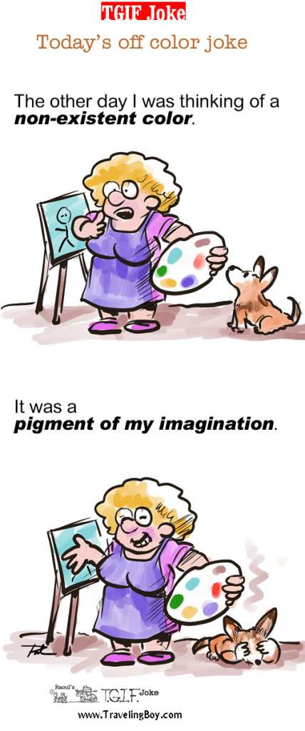 Off Color Joke, Lucid Dreams: TGIF on Traveling Boy