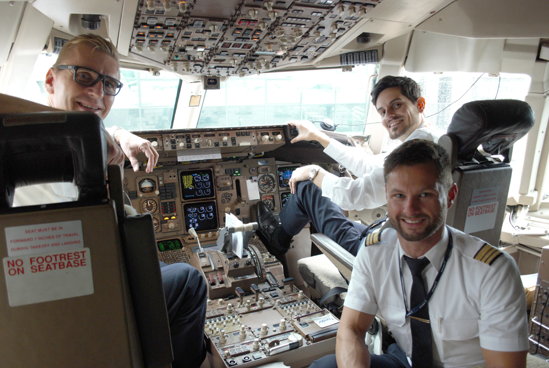 A European Flight with Condor - Traveling Boy